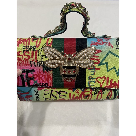 Queen Bee Maternity | Bags | Queen Bee Purse Handbag Crossbody Vegan ...